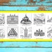 World Landmarks Coloring Pages – 50 Famous Monuments (PDF) - Etsy