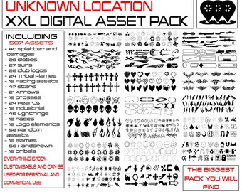 Vector Attachments Pack Streetwear Clothing Techpack Mockup Modifier ...