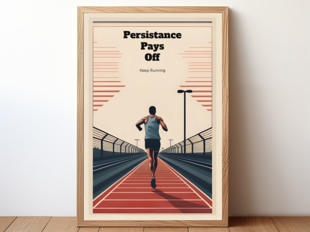 Marathon Finish Line Motivational Poster - Etsy