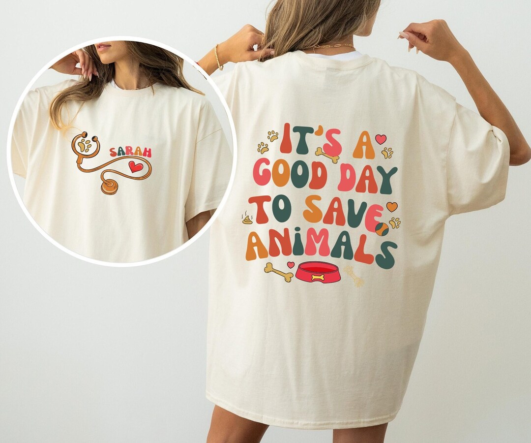 It’s A Good Day to Save Animals Shirt, Vet Tech Shirt, Vet School Gifts ...