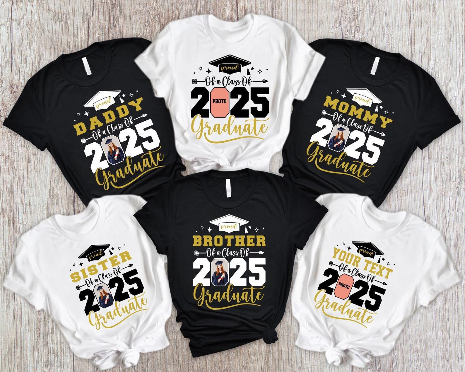 Custom Proud of 2025 Graduate Shirts, Graduation Shirt, Class of 2025 ...