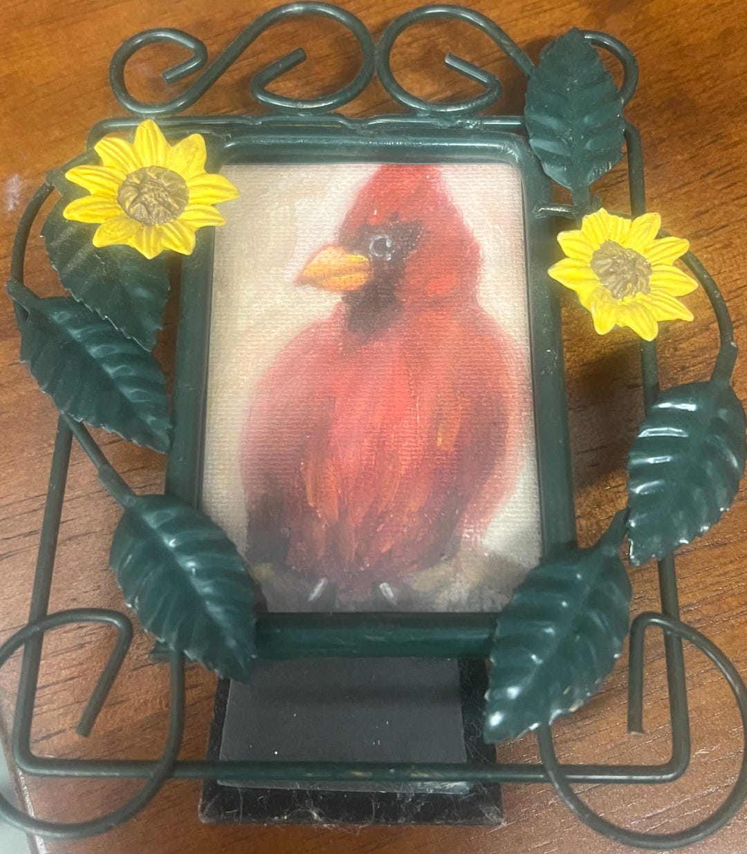 Red Cardinal, Bird, Framed, Original, Barbara Haviland Texas Artist - Etsy