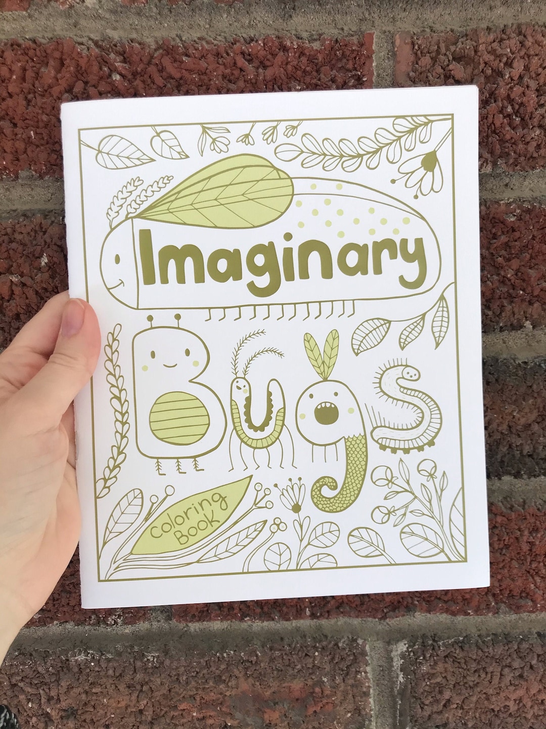Imaginary Bugs Coloring Book - Etsy
