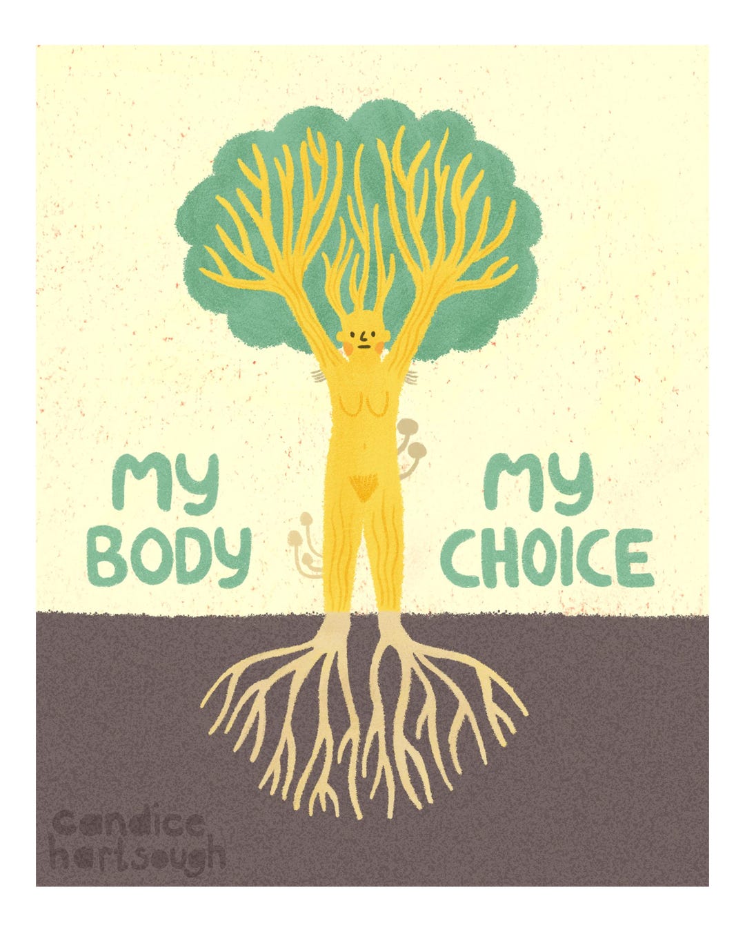 My Body My Choice Art Print - Etsy