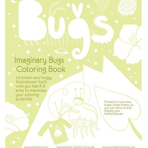 DIGITAL DOWNLOAD Imaginary Bugs Instant Printable Coloring Book - Etsy
