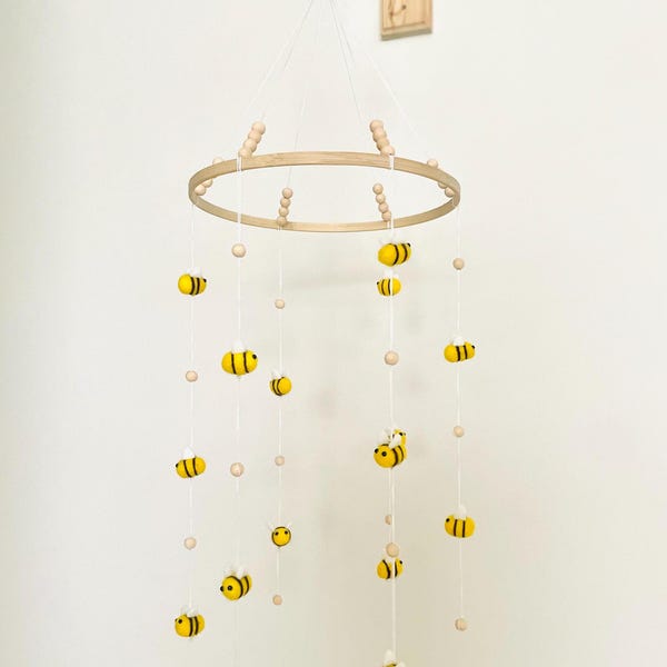 Bee Baby Mobile - Etsy