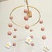 Pink & Daisy Baby Mobile, Pink Girl Baby Mobile, Girl Nursery, Pink ...