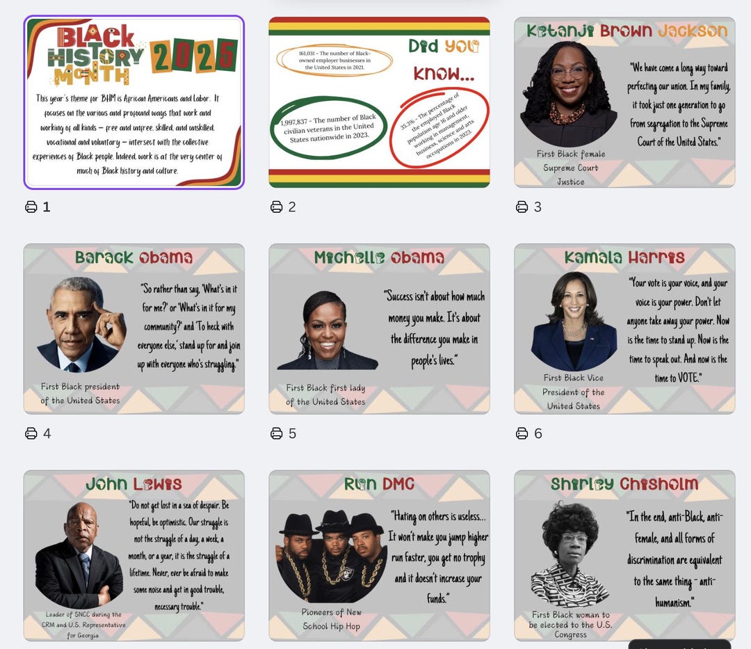 Black History Month Bulletin Board - Etsy