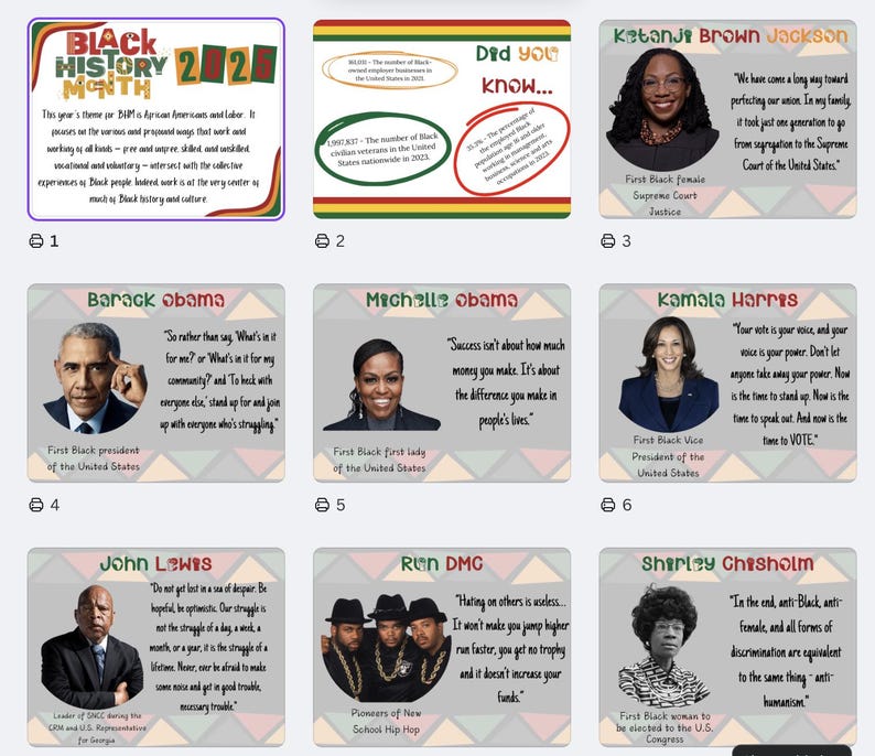 Black History Month Bulletin Board - Etsy