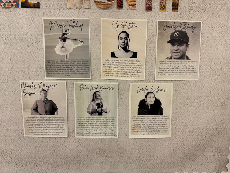 Native American Heritage Month Bulletin Board - Etsy