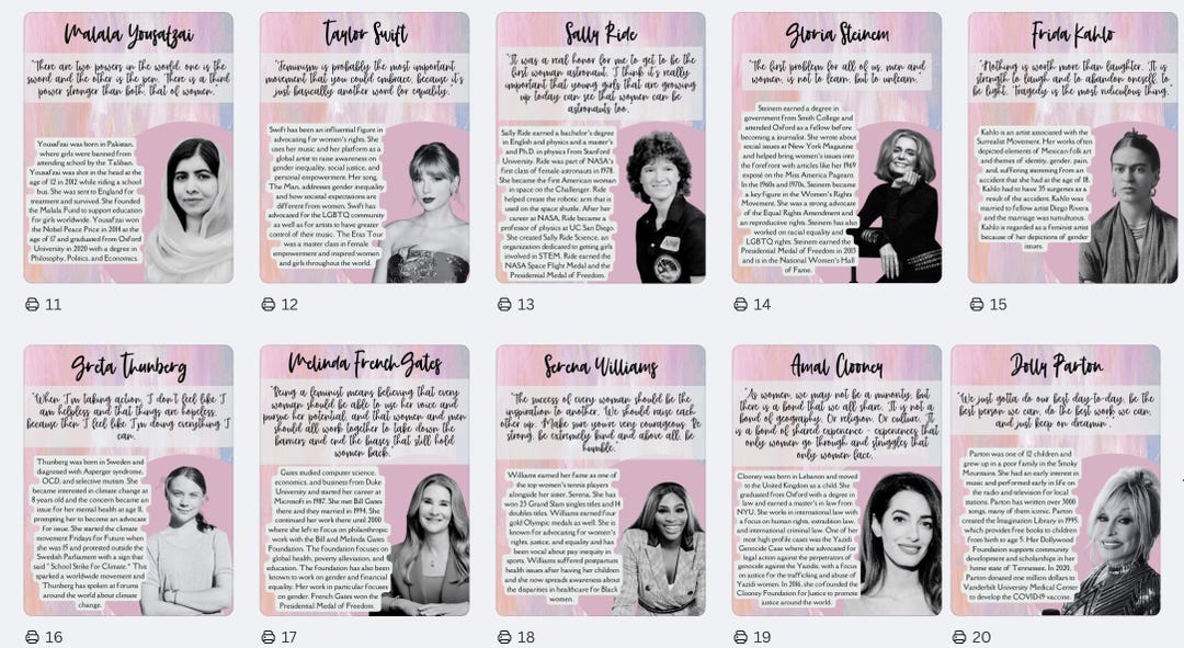 Women's History Month Bulletin Board - Etsy