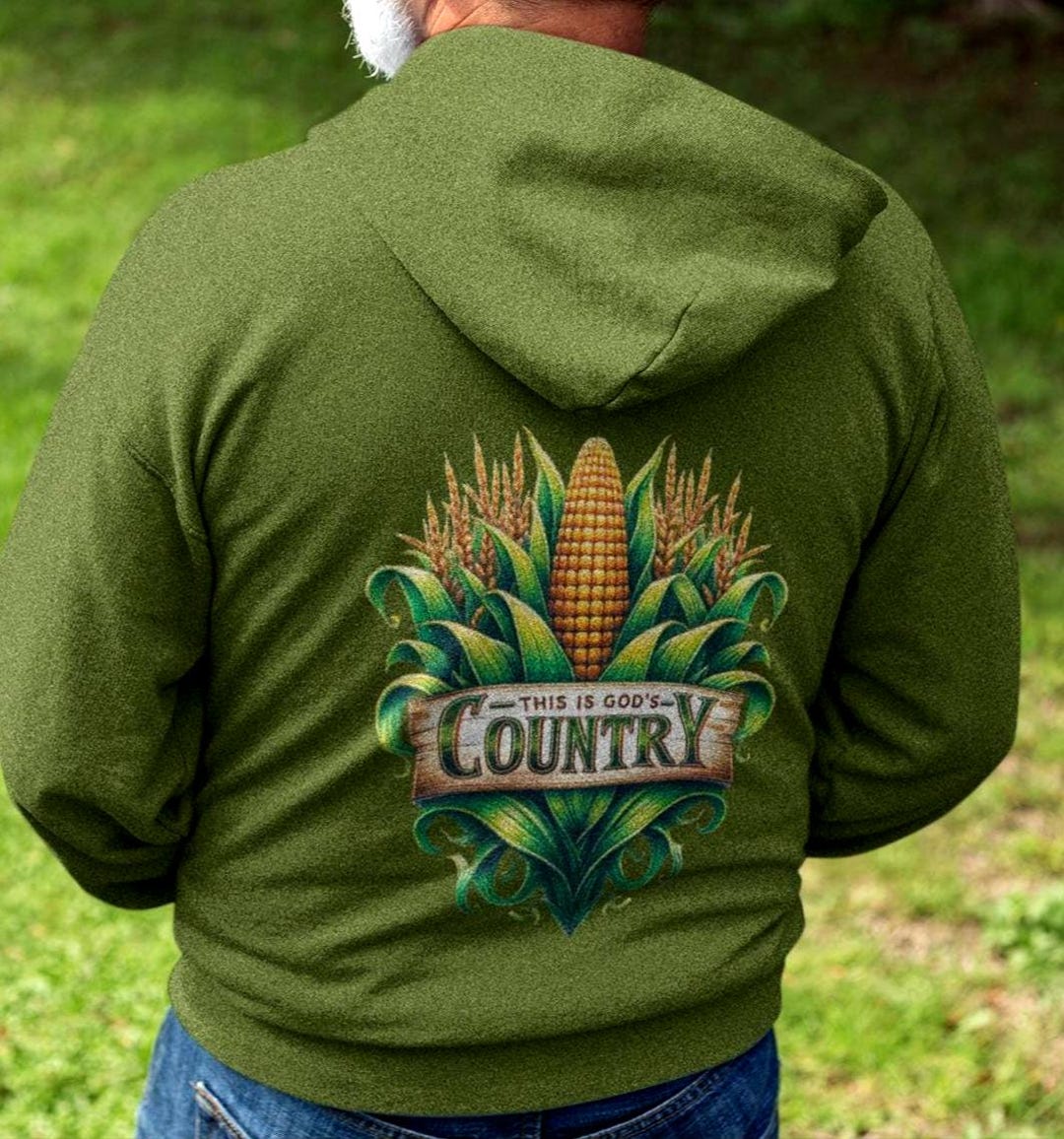 Farmer Hoodie Patriotic Inspirational Unisex Sweatshirt, Farming Gift ...