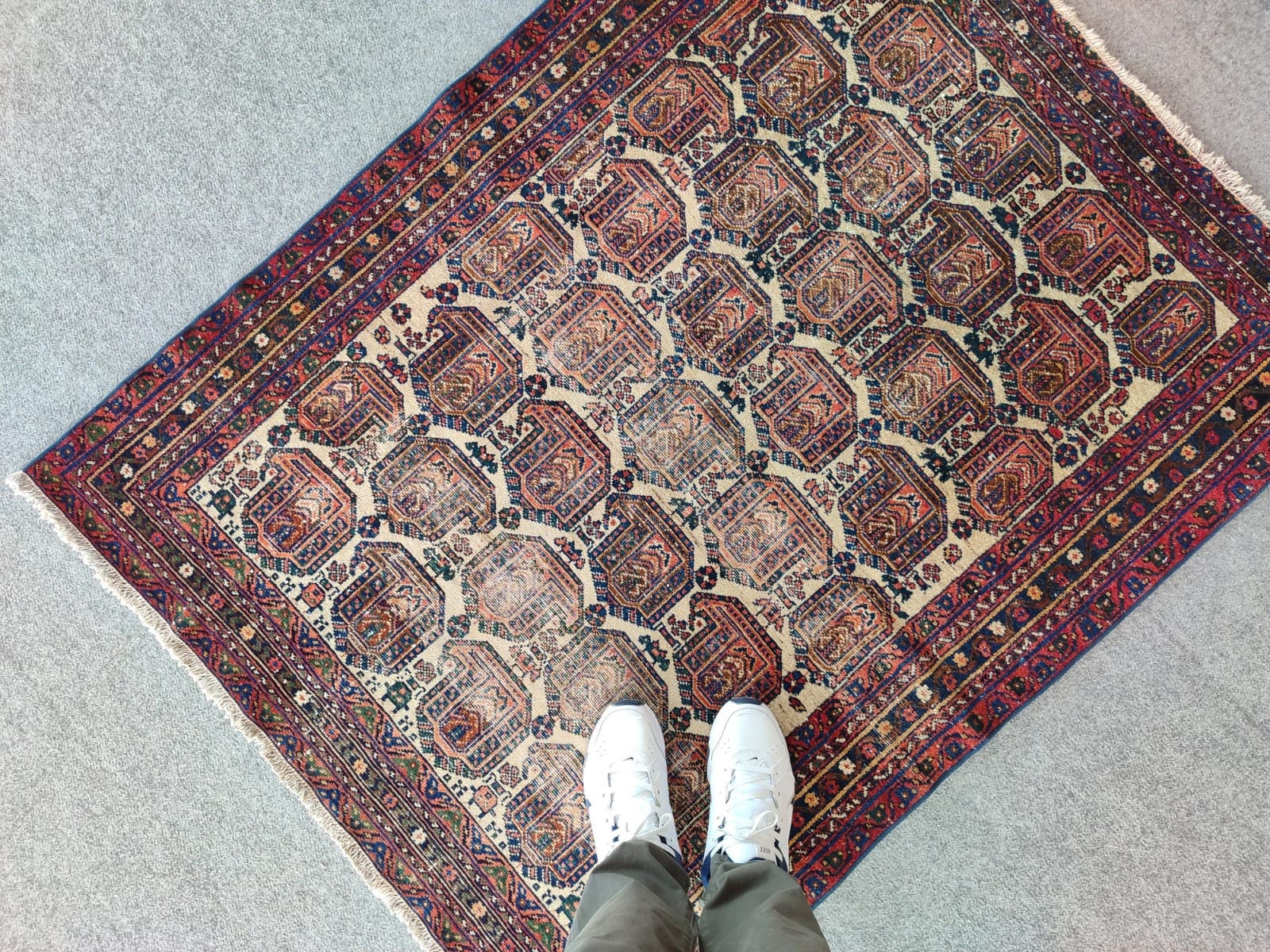 Rare Antique Rug 4x5, Persian Rug 4x5, Square Rug, Malayer Rug 4x5 ...