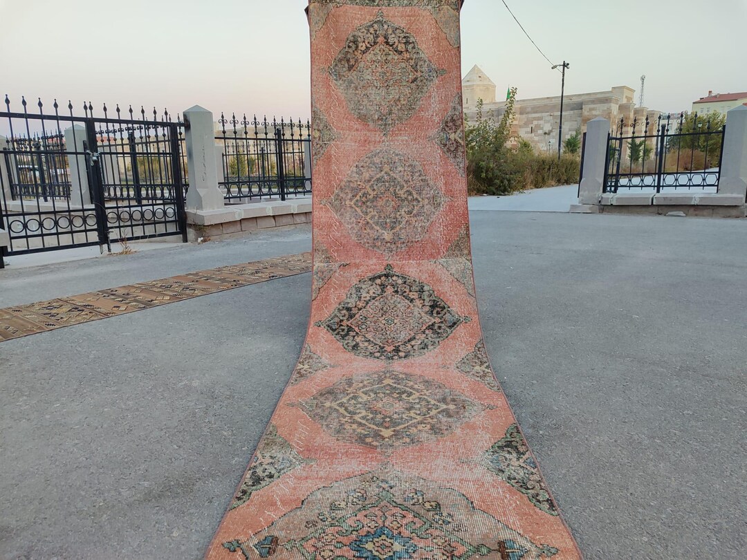 16' FOOT RUNNER Extra Long, Stair Rug Runner, Long Runner Turkish ...