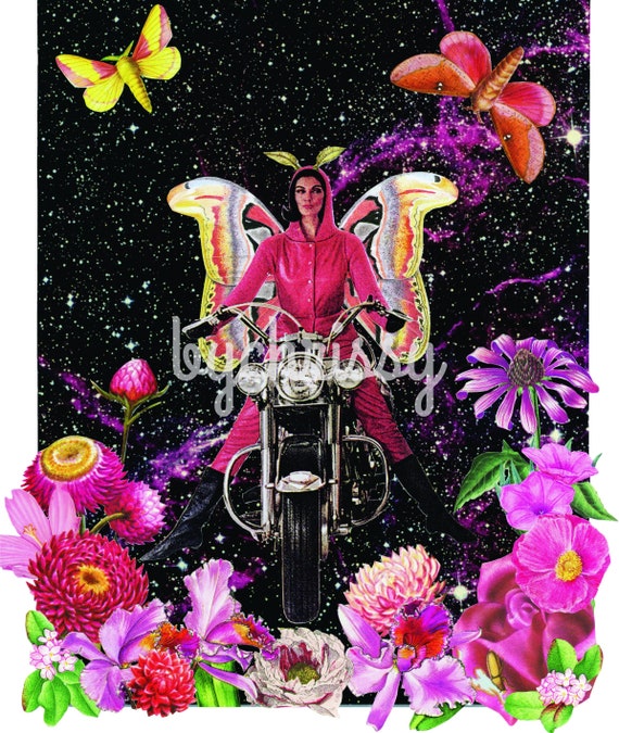 Pollinator Art Collage Print 8x10 - Etsy