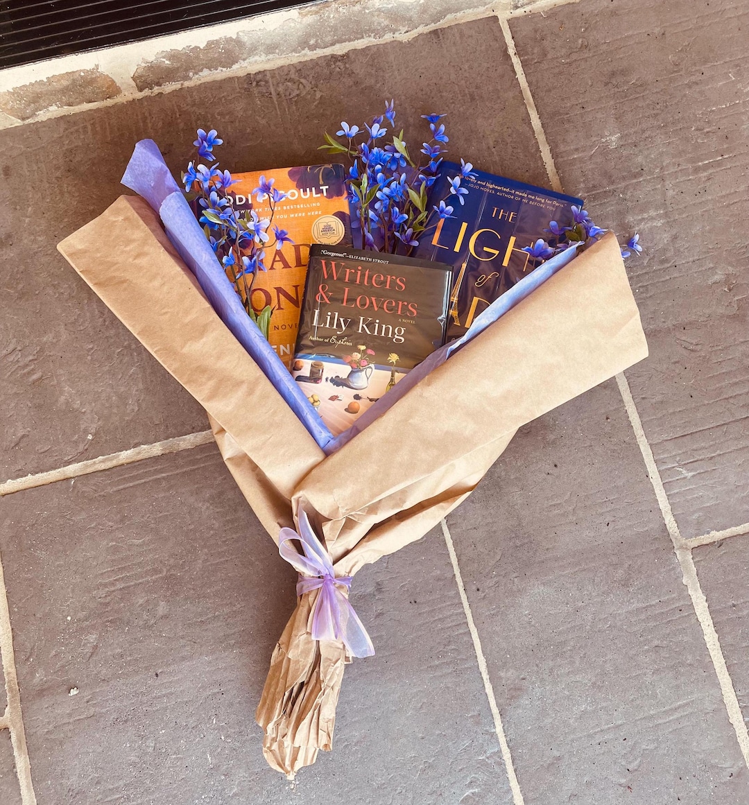 Spring Easter Book Bouquet for Book Lovers Gift Woman's Gift Idea ...