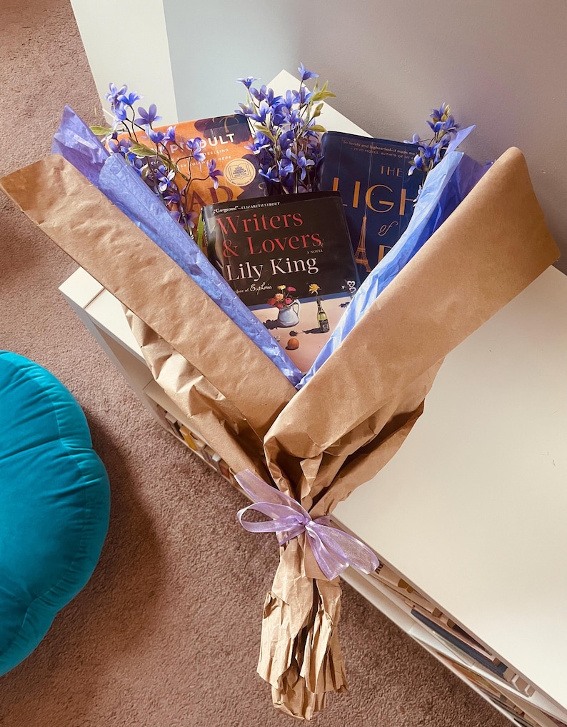 Book Filled Bouquet for Book Lovers Gift Woman's Mother's Day Gift Idea ...