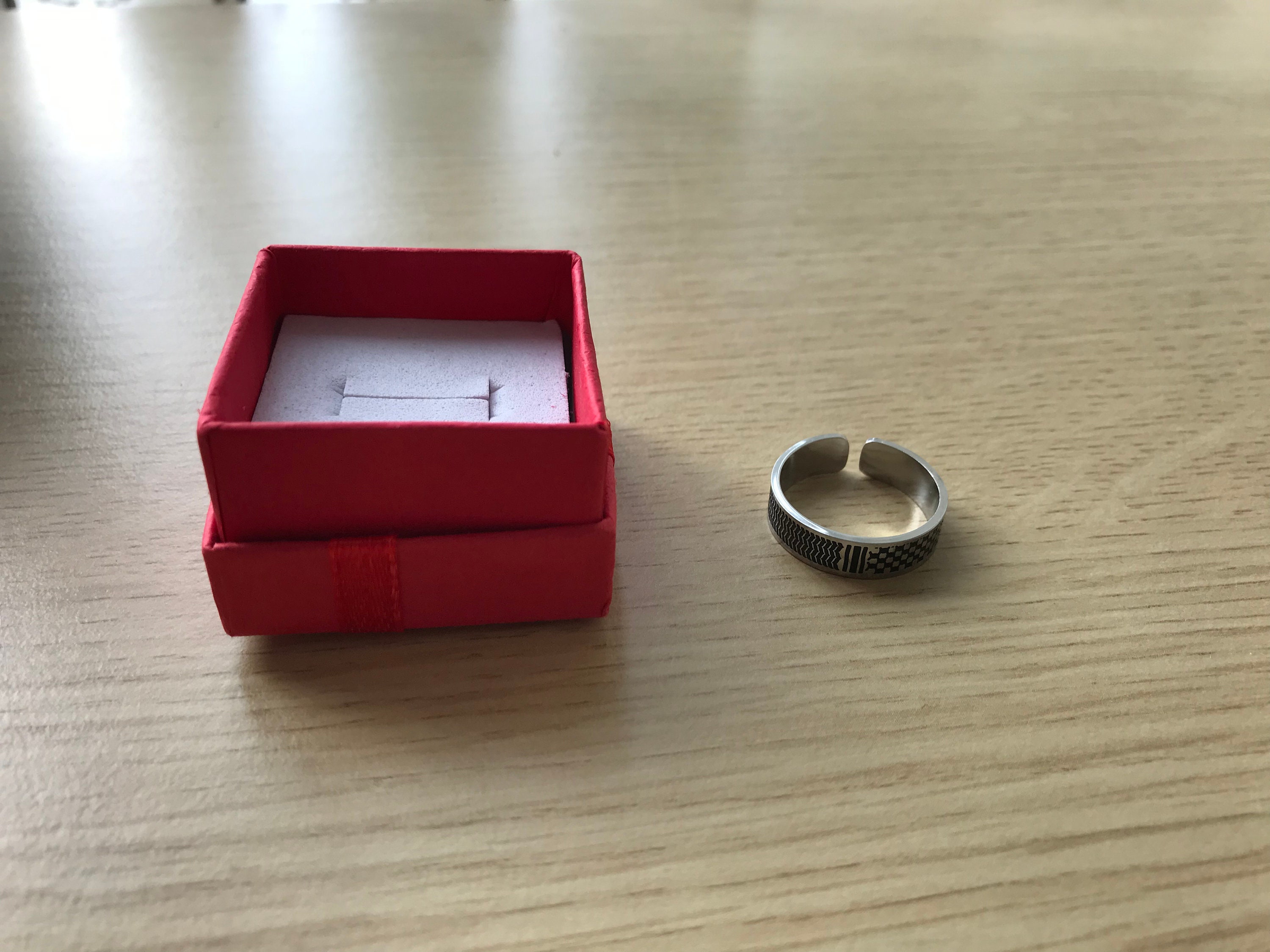 Palestine Ring With Ring Box, Palestine Keffiyeh Ring, Palestine ...