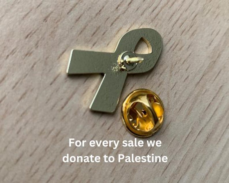 Palestine Solidarity Pin Badge Palestine Fundraiser Gaza Badge ...