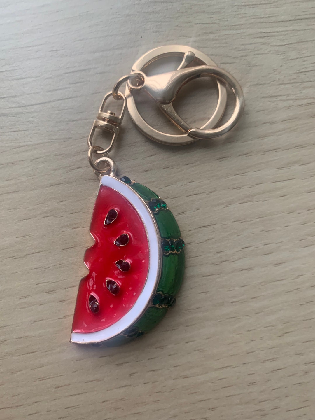 Palestine Watermelon Keychain, Watermelon Keychain, Palestine Colours ...