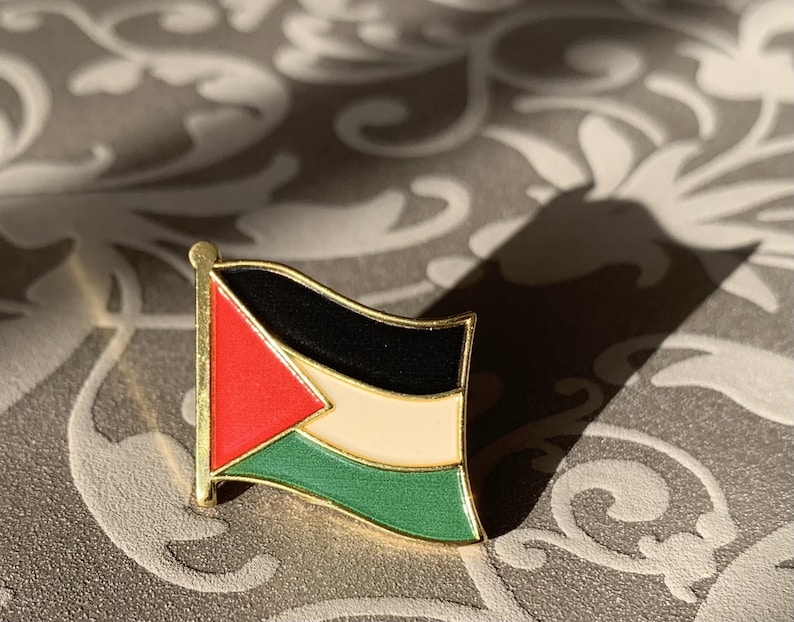 Palestine Pin Badge Palestine Fundraiser Gaza Badge Palestine Enamel ...
