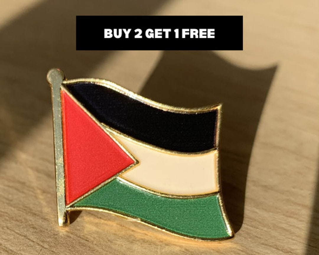 Palestine Pin Badge Palestine Fundraiser Gaza Badge Palestine Enamel ...