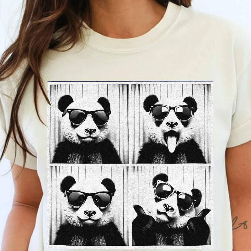 Panda Shirt - Etsy