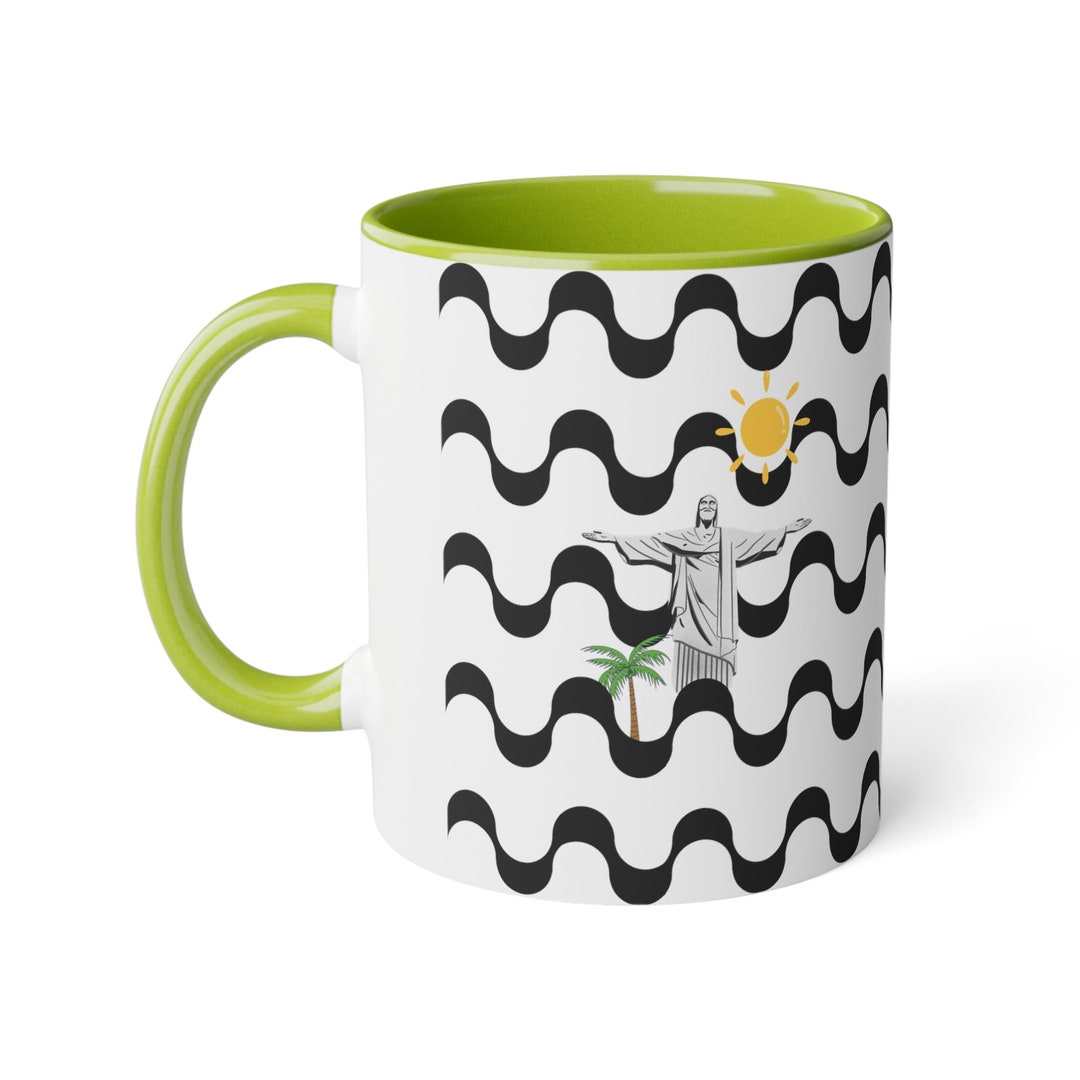 Rio De Janeiro Colorful Mugs | 11oz | Gift for Brazilians | Brazil ...