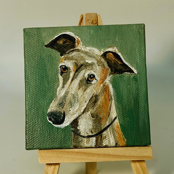 Greyhound Painting - Etsy