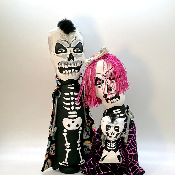 Folk Art Skeleton - Etsy