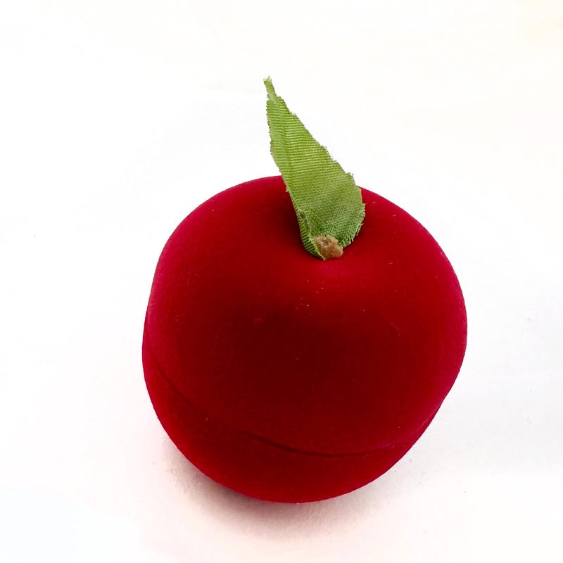 Apple Engagement Ring Box - Etsy