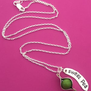 Sweet Pea Necklace - Etsy