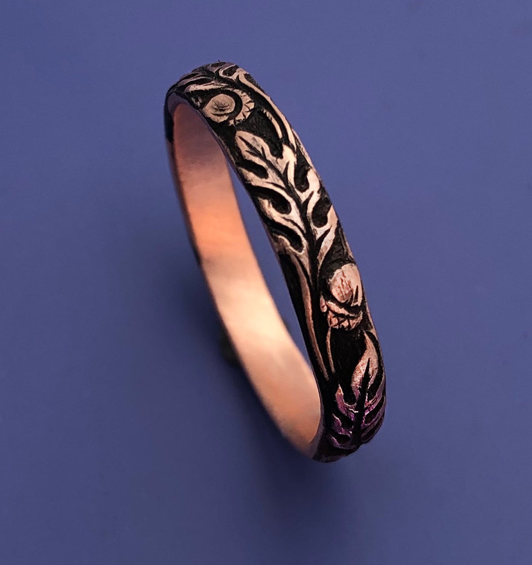 Copper Old Oak Ring - Etsy
