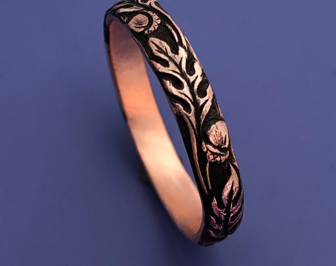 Copper Old Oak Ring - Etsy