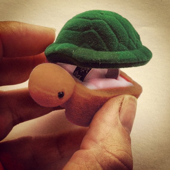Tiny Turtle Ring Box - Etsy