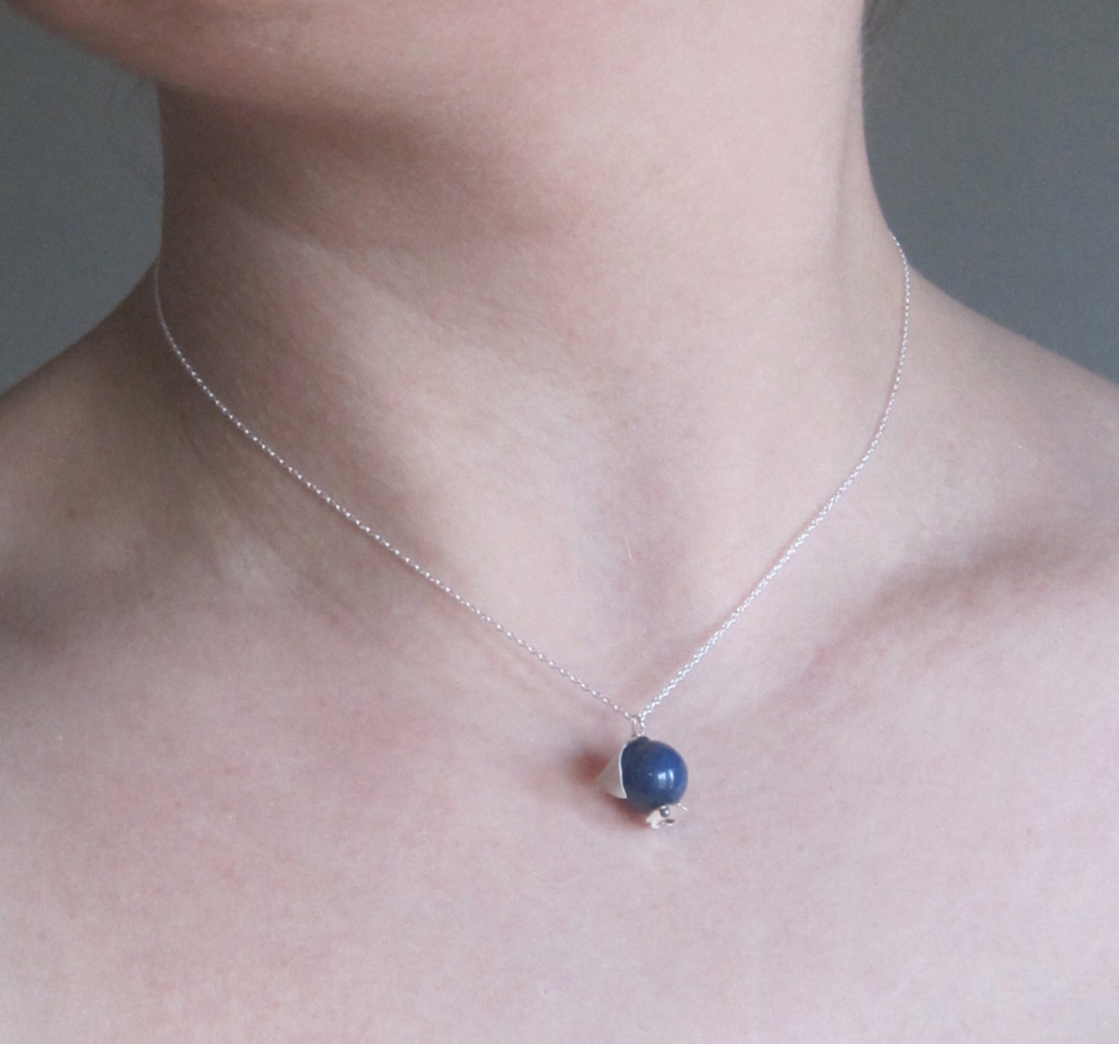 Blueberry Necklace - Etsy