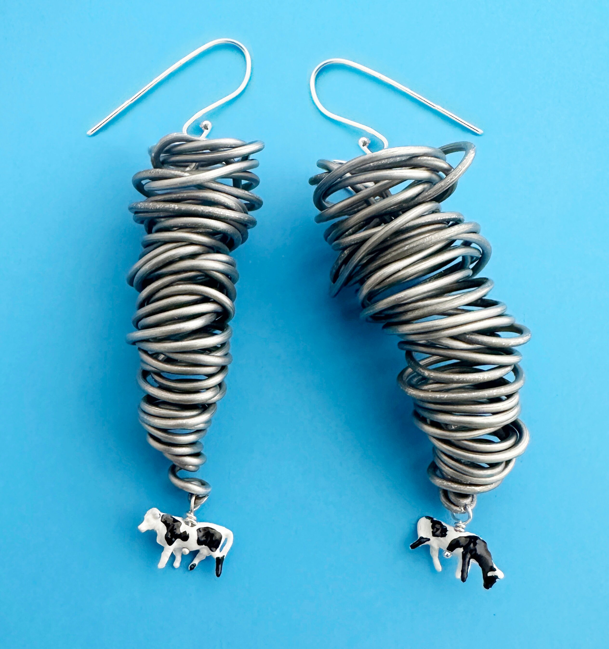 Tornado Cow Earrings - Etsy