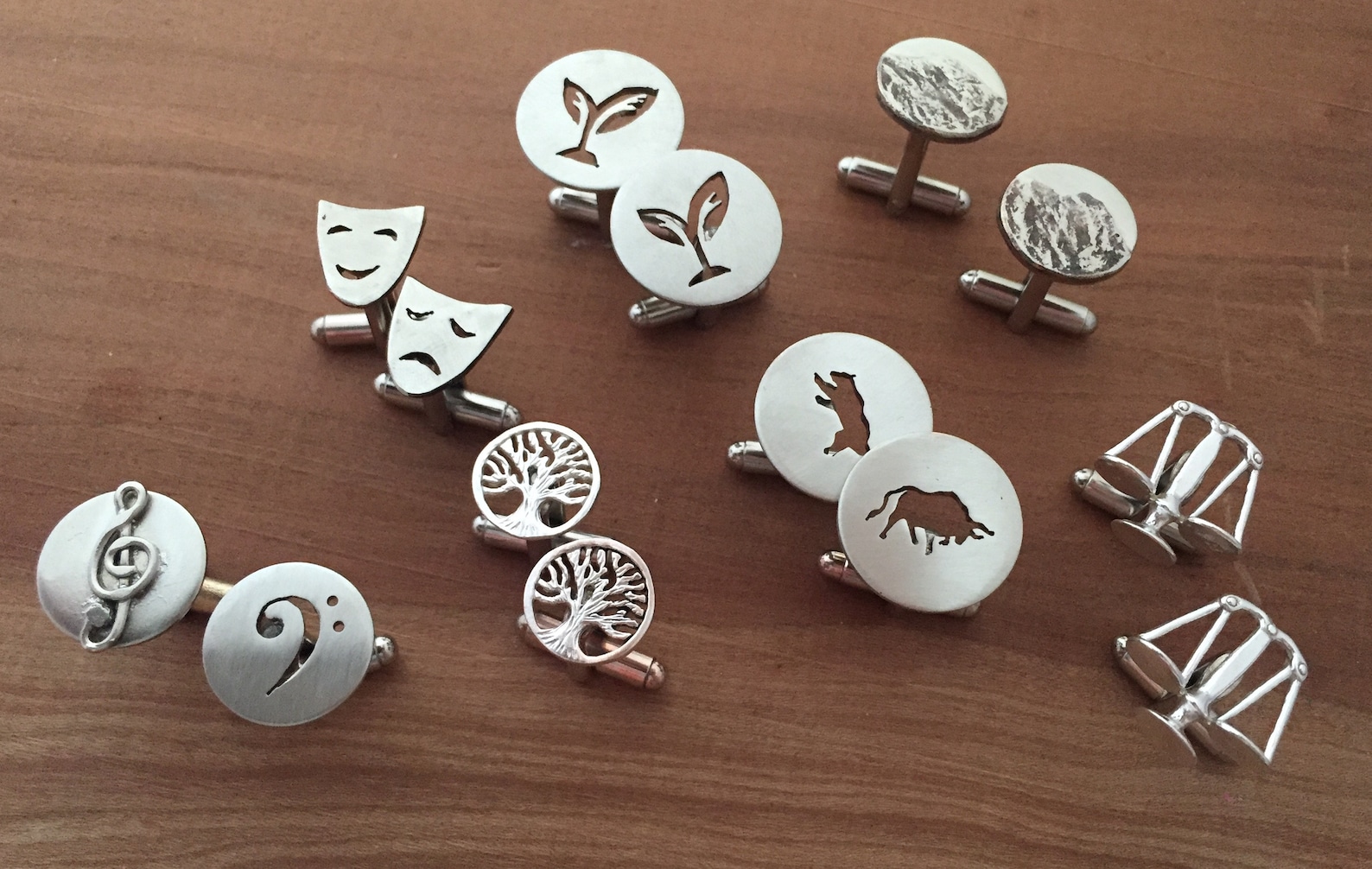 Custom Shape Cufflinks - Etsy