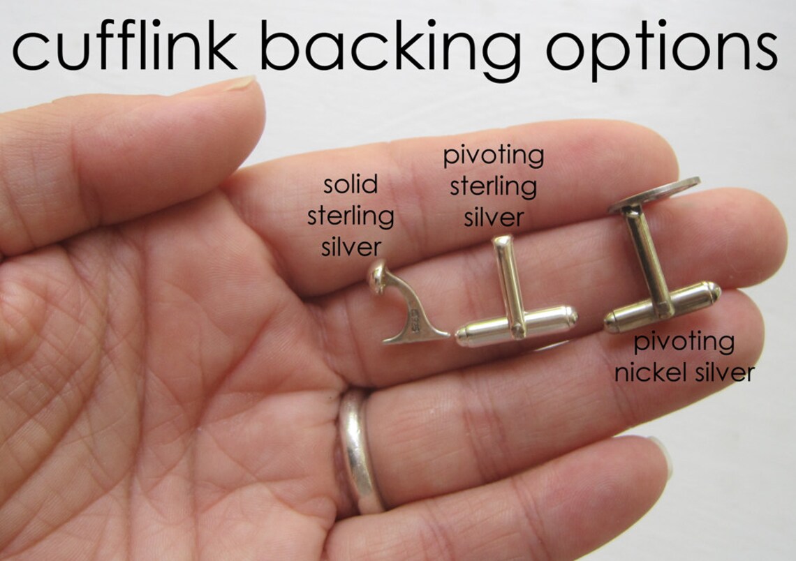 Custom Shape Cufflinks - Etsy