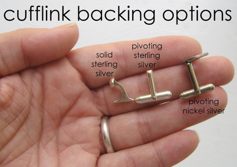 Custom Shape Cufflinks - Etsy