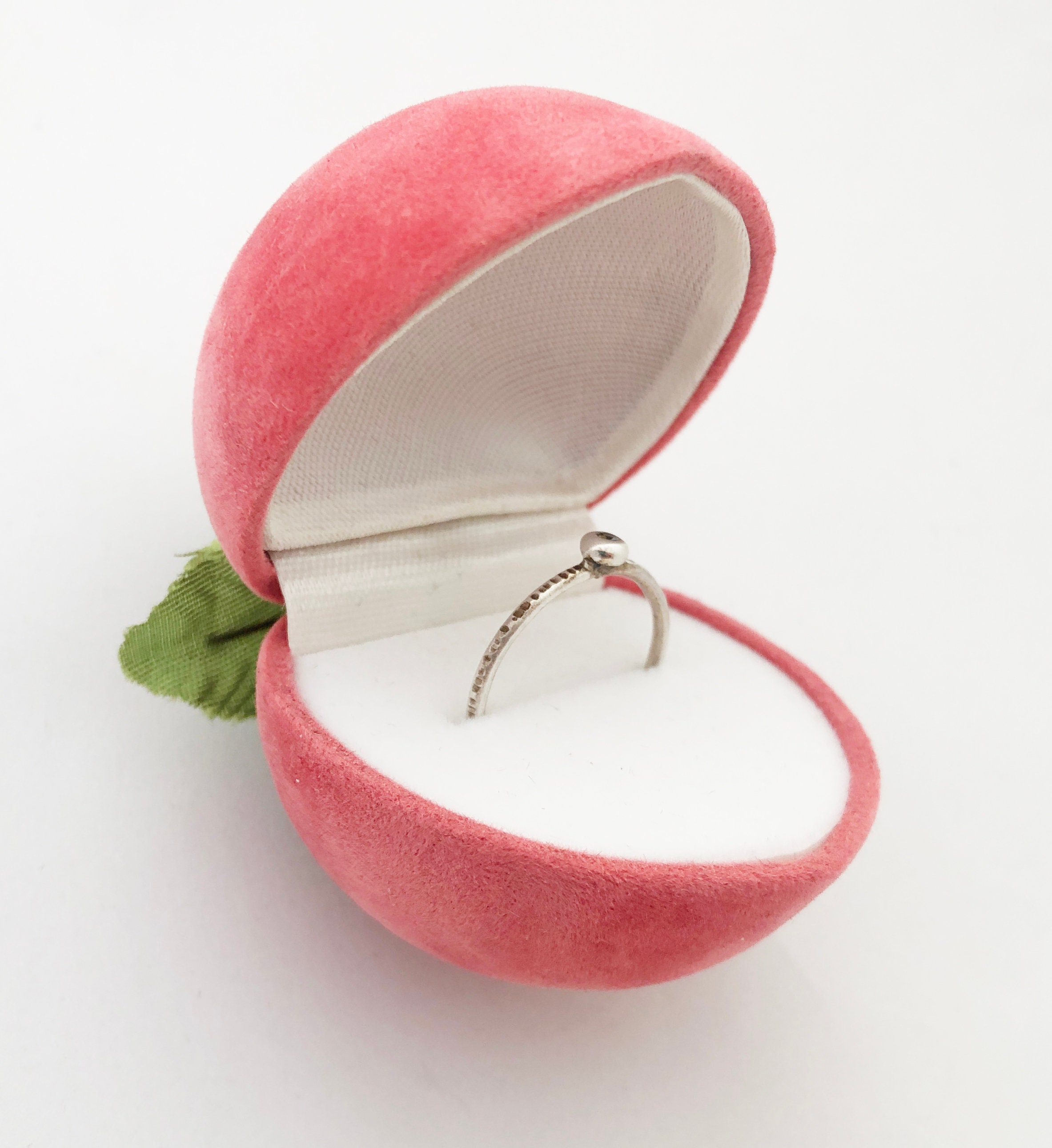 Peach Ring Box - Etsy