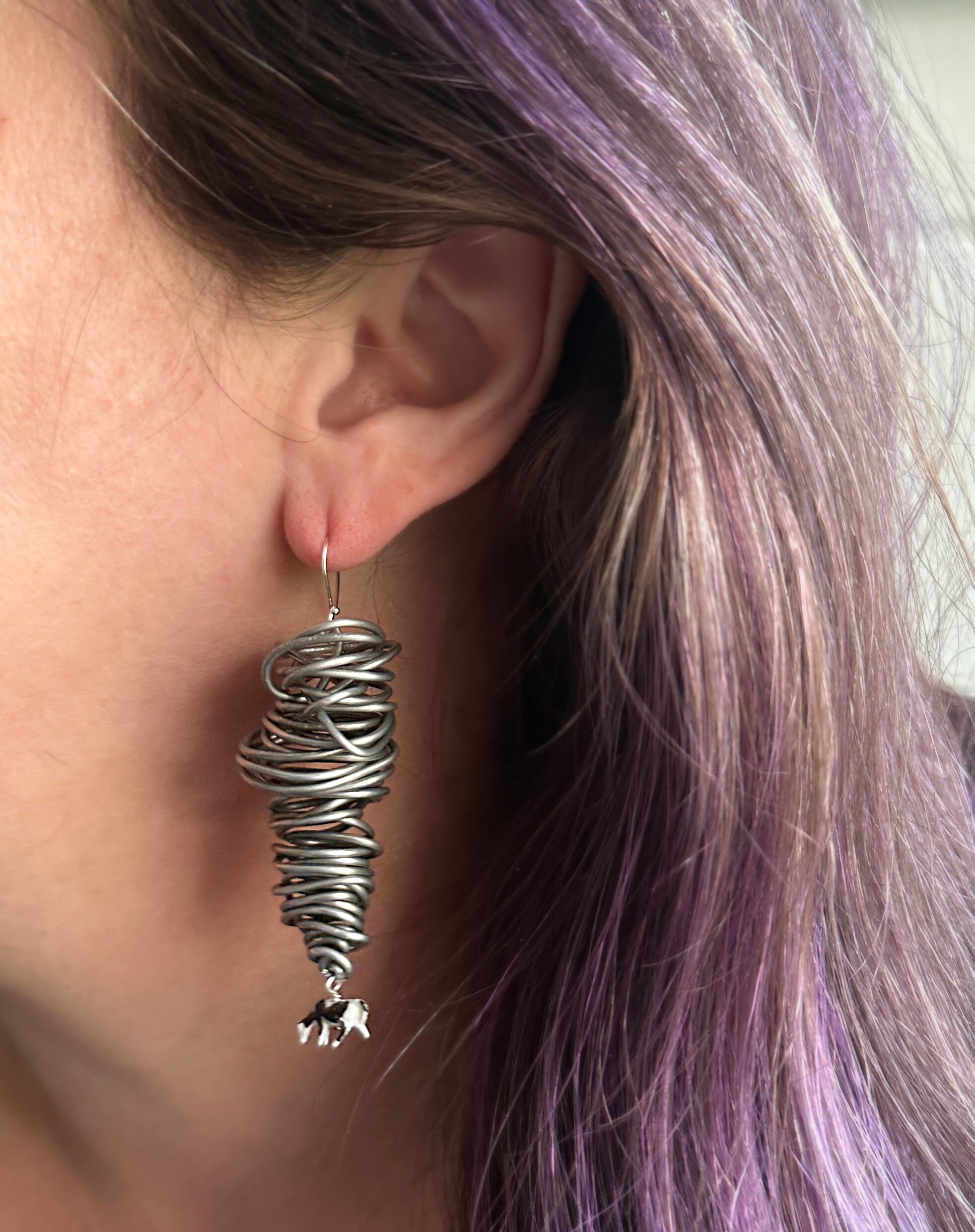 Tornado Cow Earrings - Etsy