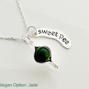 Sweet Pea Necklace - Etsy
