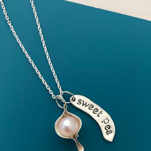 Sweet Pea Necklace - Etsy