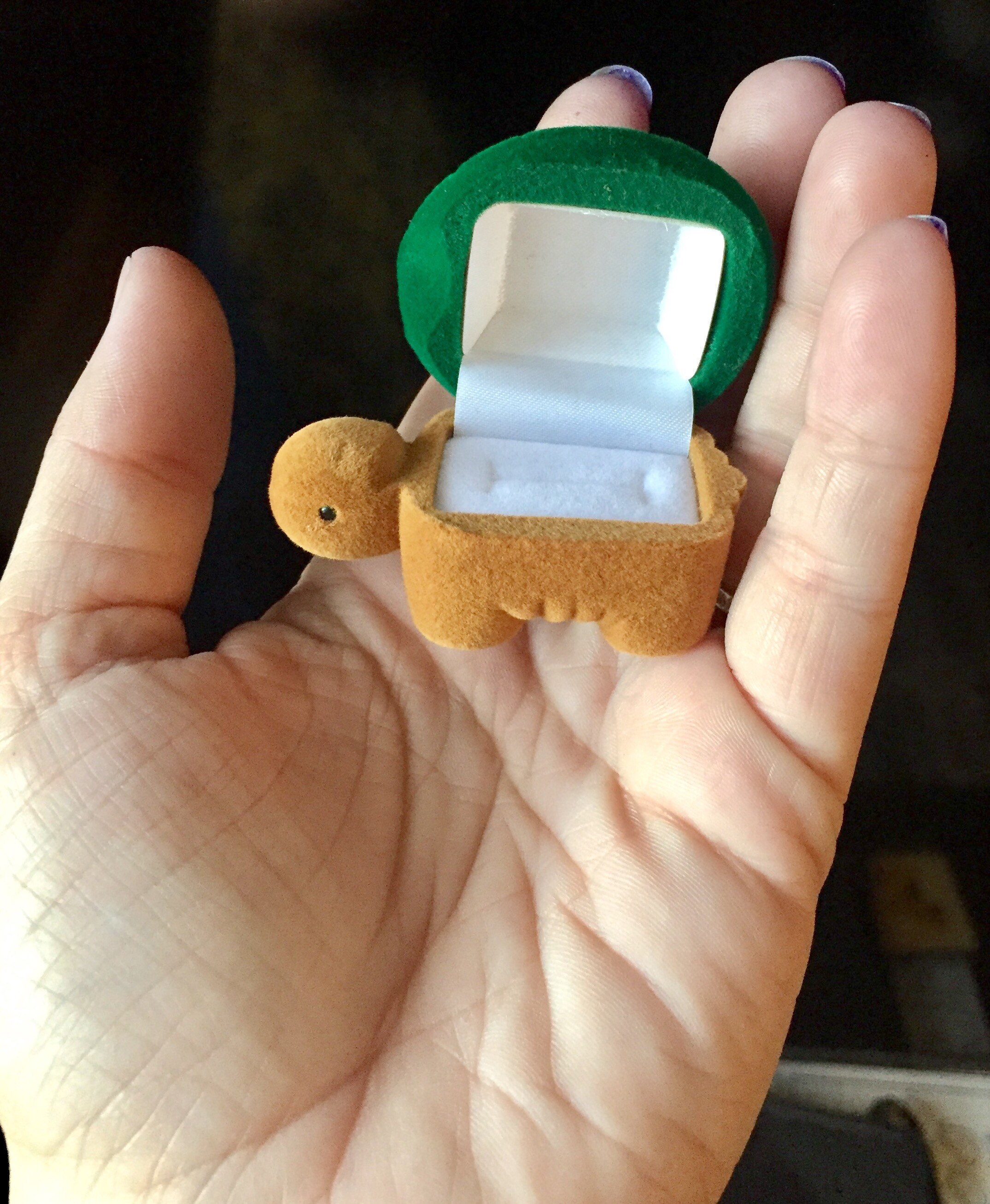 Tiny Turtle Ring Box | Etsy