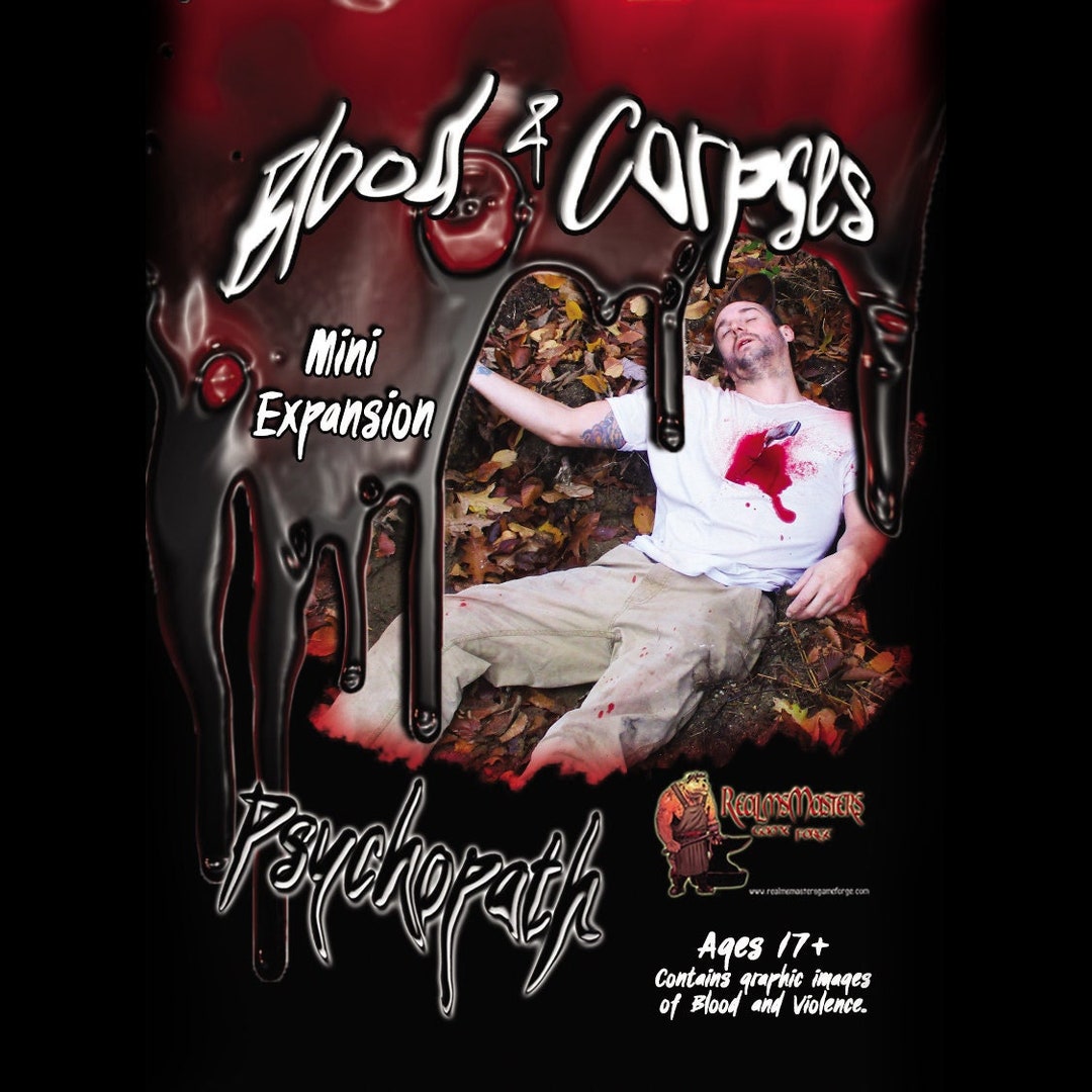 PSYCHOPATH: BLOOD & CORPSES Mini Expansion!! - Etsy