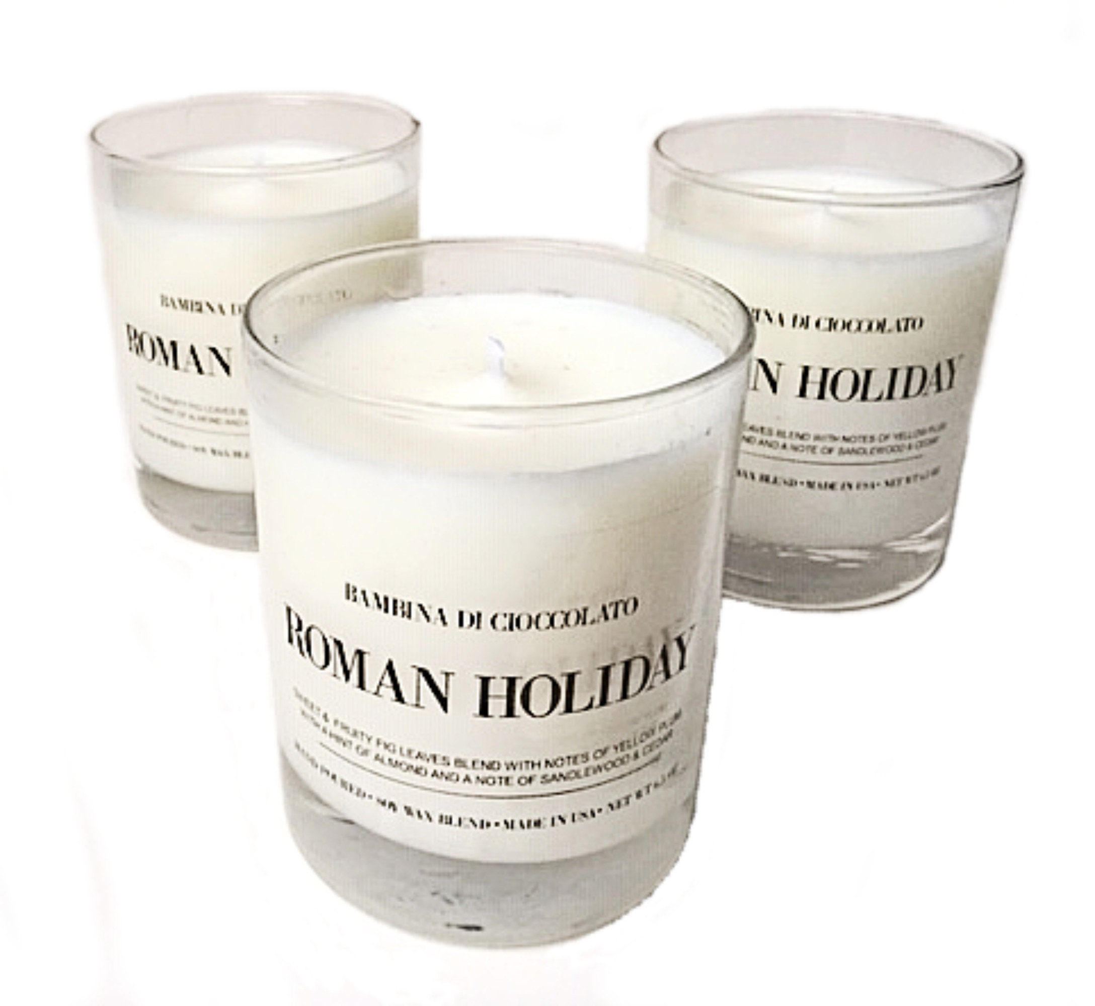 Roman Holiday Candle Fig and Almond Candle Luxury - Etsy