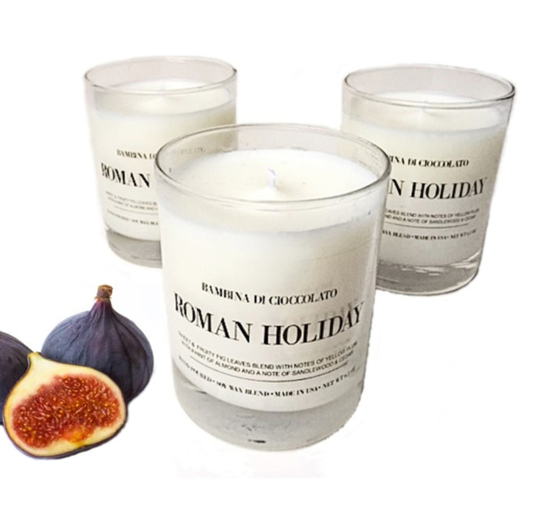 Roman Holiday Candle Fig and Almond Candle Luxury - Etsy