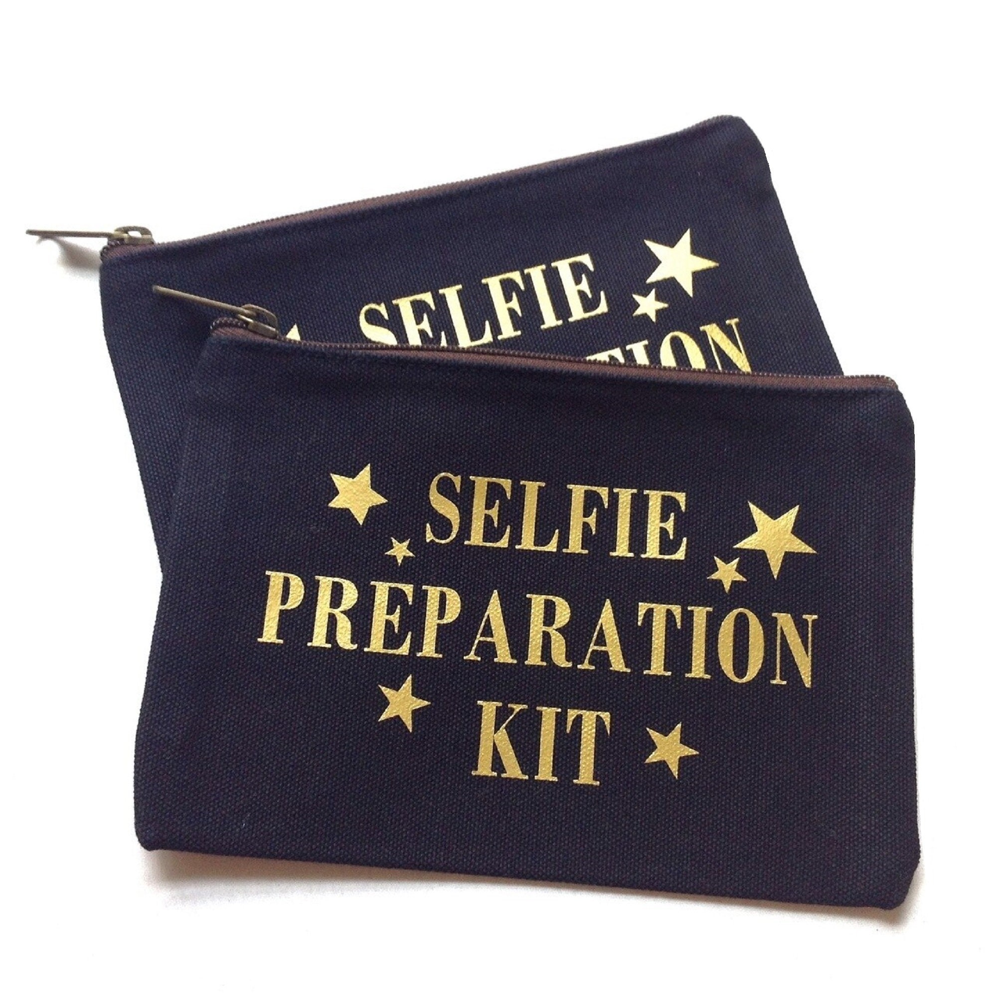 Selfie Preparation Kit Canvas Makeup Bag: Bridal Gift - Etsy