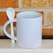 Mug With Spoon | 11oz | Customizable Ceramic Mug | Personalized Gift ...